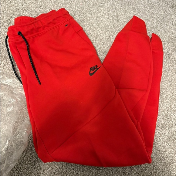 Nike | Pants | Nike Bright Red Sportswear | Poshmark